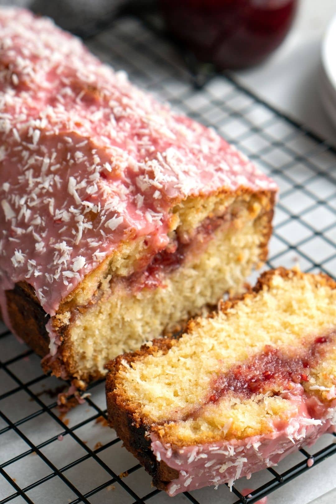 Raspberry and Coconut Loaf Cake - Top Recipes