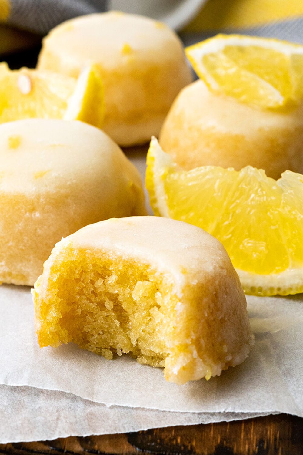 Mini Lemon Drop Cakes with Lemon Glaze