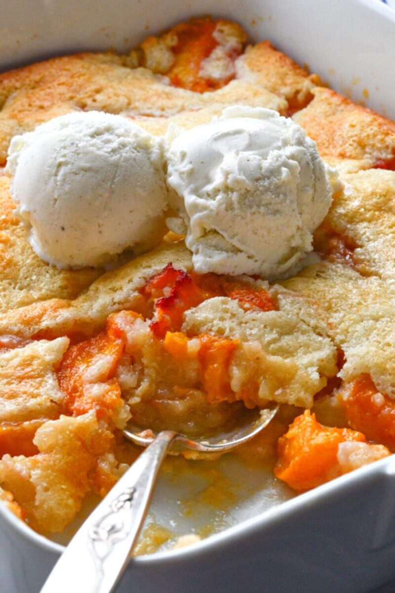The Best Lazy Man's Peach Cobbler - Top Recipes