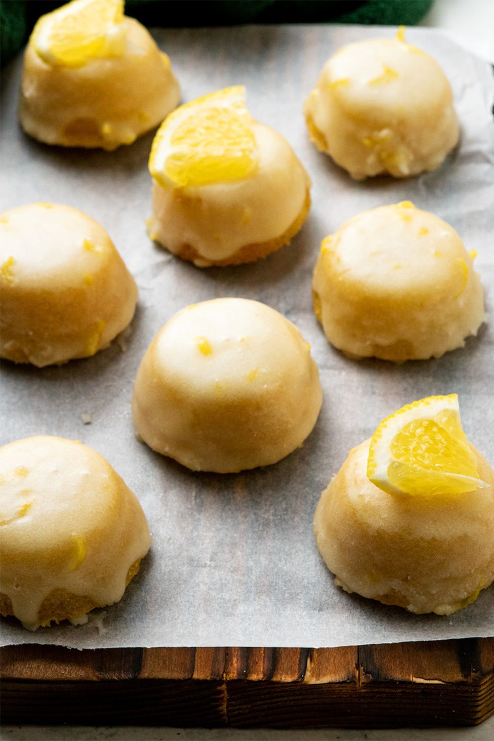 Mini Lemon Drop Cakes with Lemon Glaze