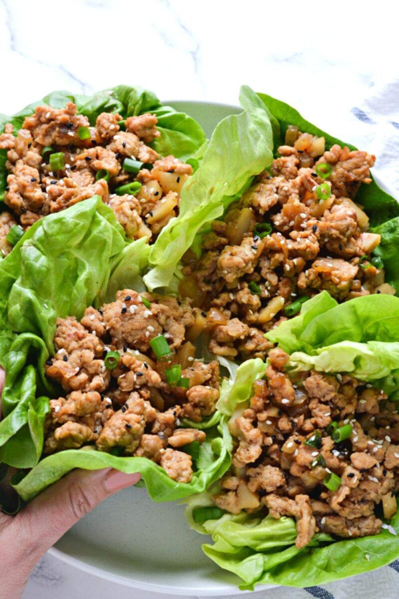 Asian Chicken Lettuce Wraps (P.F Chang's Style) - Top Recipes
