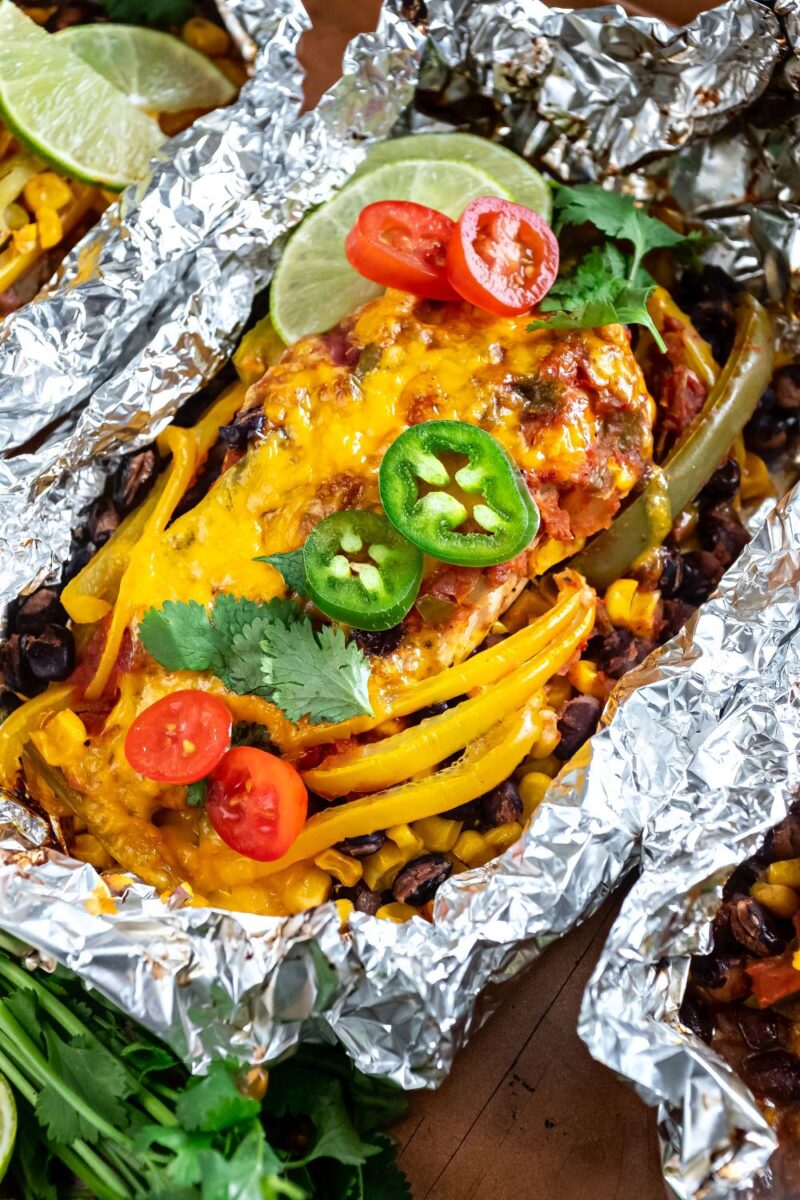 Santa Fe Chicken Foil Packets - Top Recipes