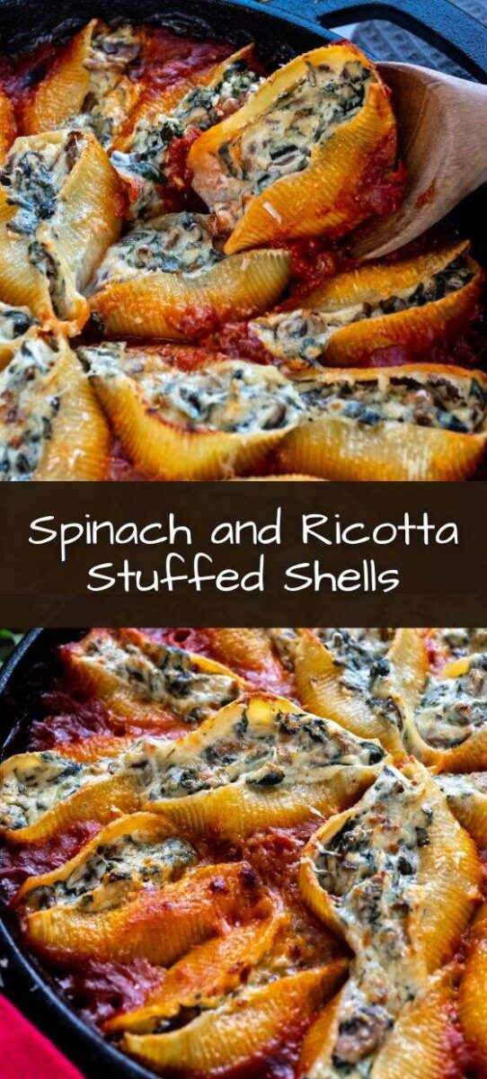 Spinach and Ricotta Stuffed Shells - Top Recipes