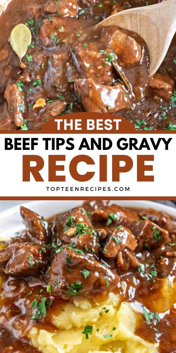 The BEST Beef Tips and Gravy Recipe - Top Recipes