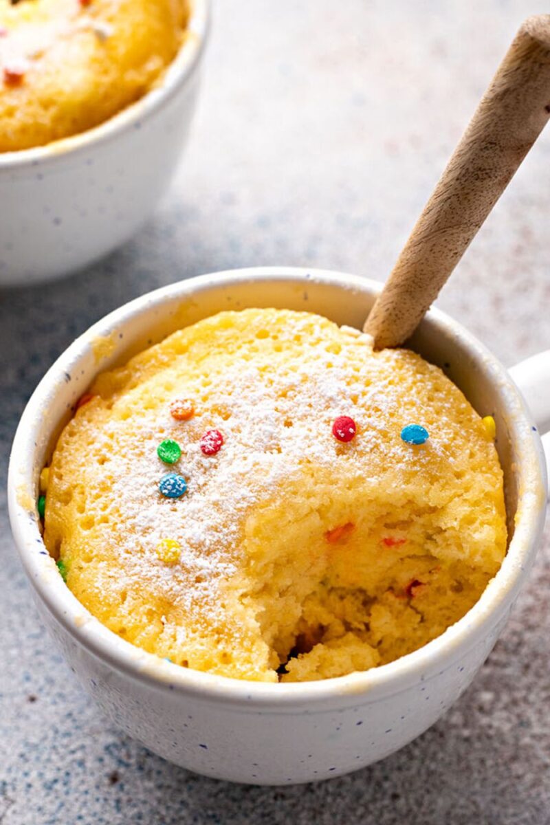 The Moistest Vanilla Mug Cake - Top Recipes