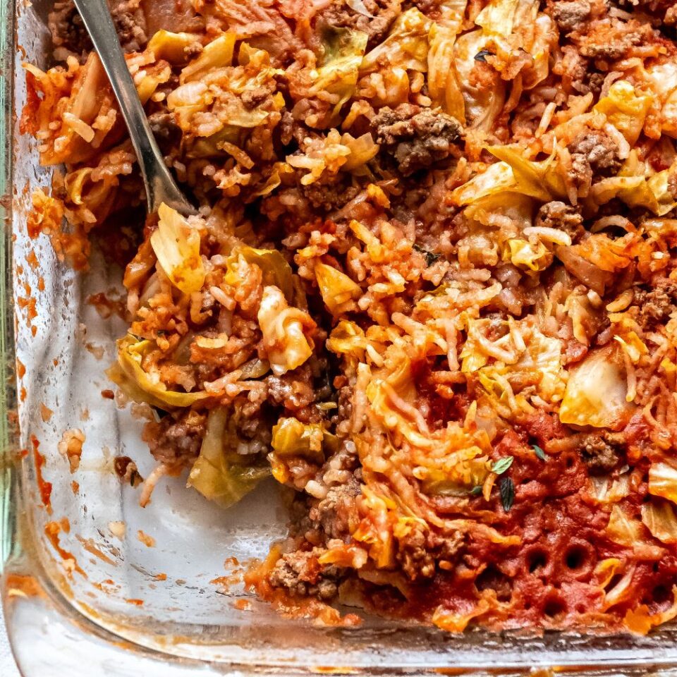 Easy Cabbage Roll Casserole Recipe - Top Recipes