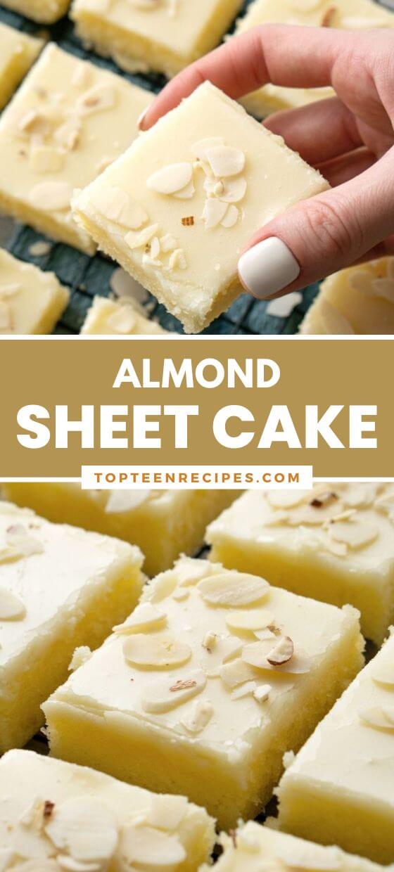 Almond Sheet Cake - Top Recipes