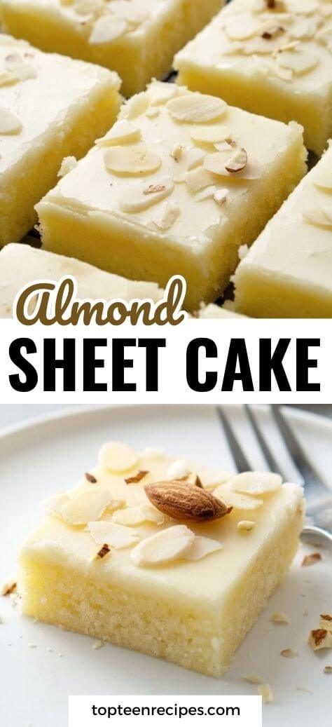 Almond Sheet Cake - Top Recipes