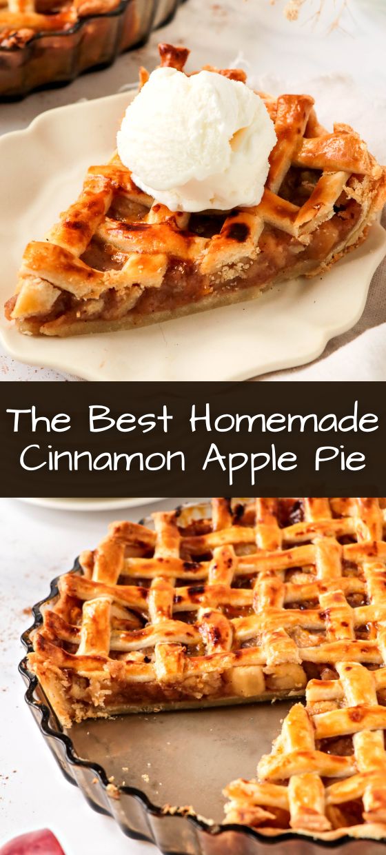 The Best Homemade Cinnamon Apple Pie - Top Recipes