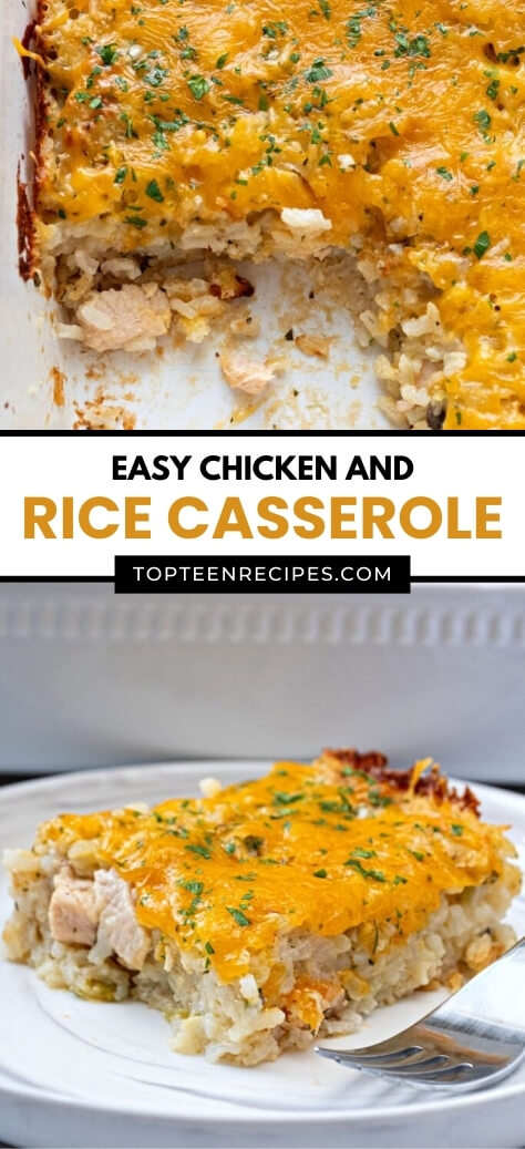 Easy Chicken and Rice Casserole - Top Recipes