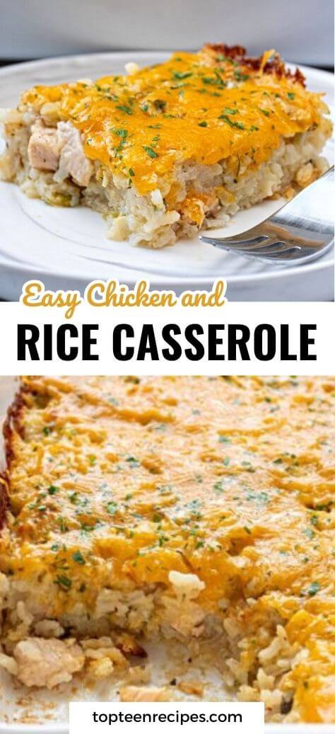 Easy Chicken and Rice Casserole - Top Recipes