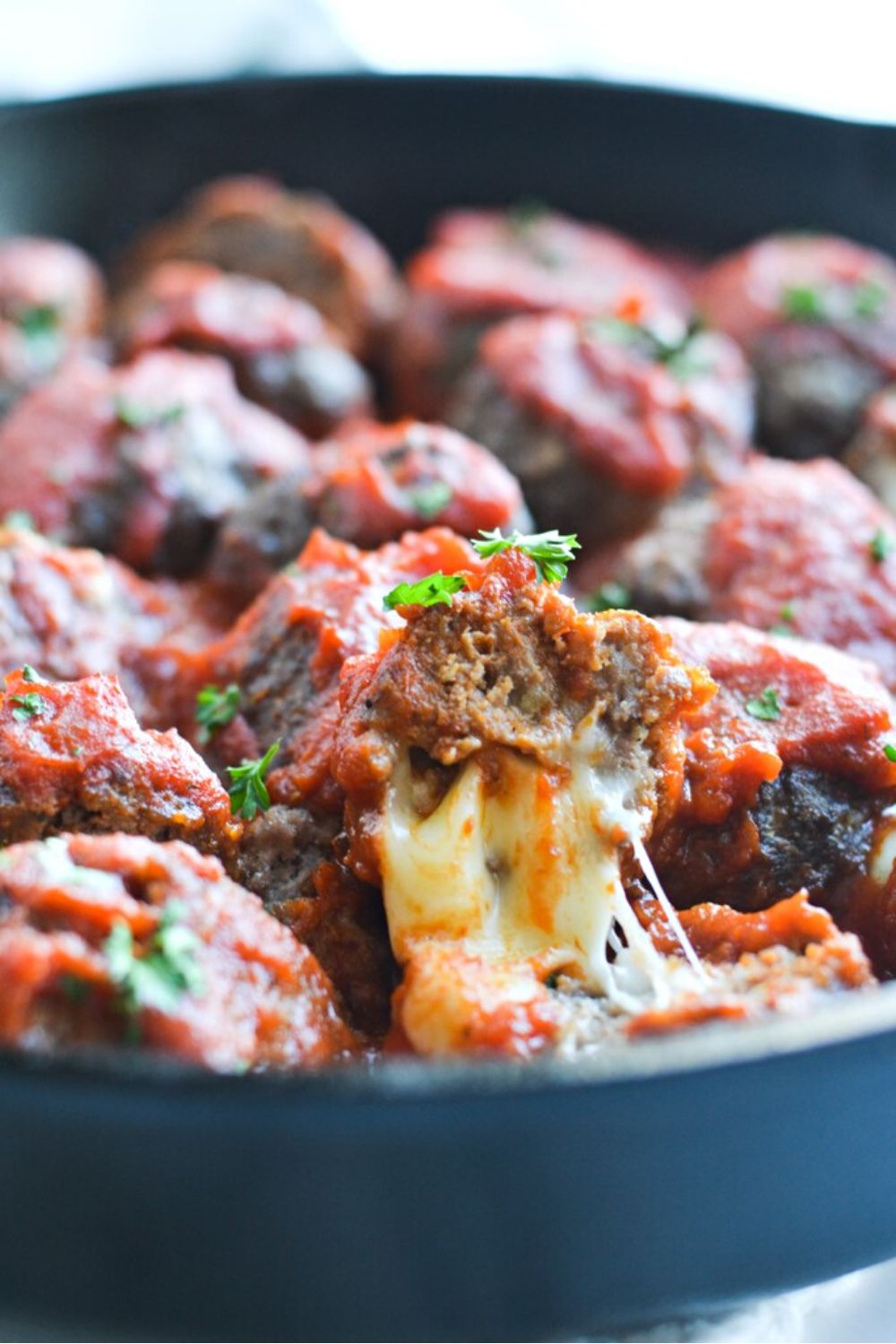 Easy Mozzarella Stuffed Meatballs - Top Recipes