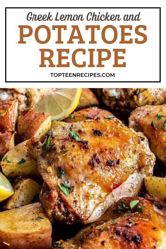 Greek Lemon Chicken and Potatoes Recipe - Top Recipes