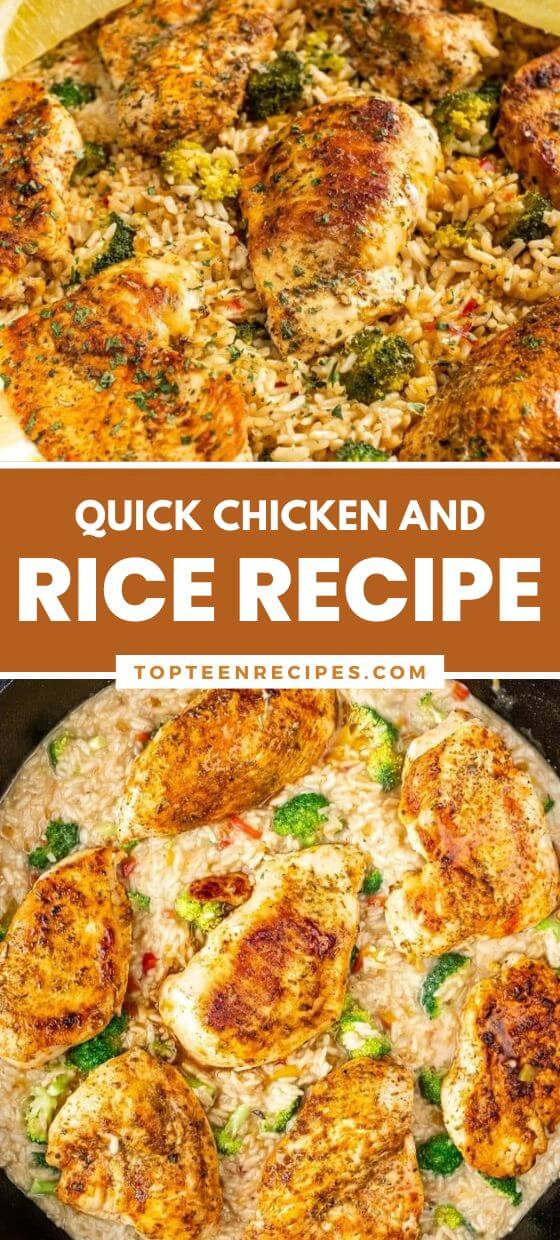 Quick Chicken and Rice Recipe - Best Family Dinner