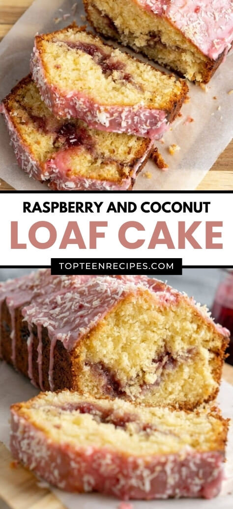 Raspberry and Coconut Loaf Cake - Top Recipes