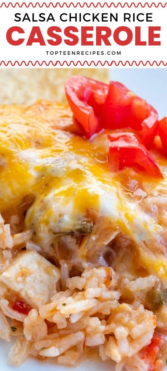 Salsa Chicken Rice Casserole - Top Recipes