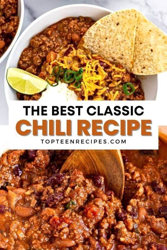 The Best Classic Chili Recipe - Top Recipes